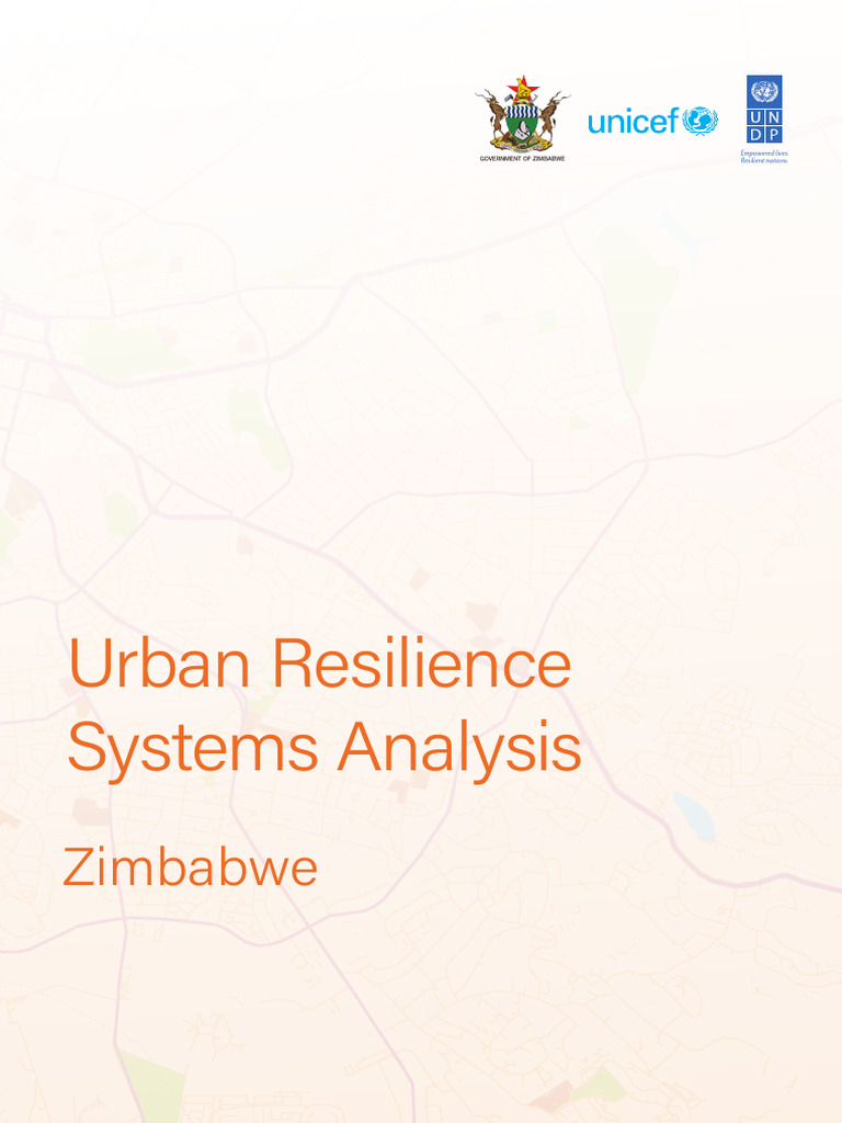 Urban Resilience Systems Analysis: Zimbabwe | PDF | Climate Resilience | Psychological Resilience