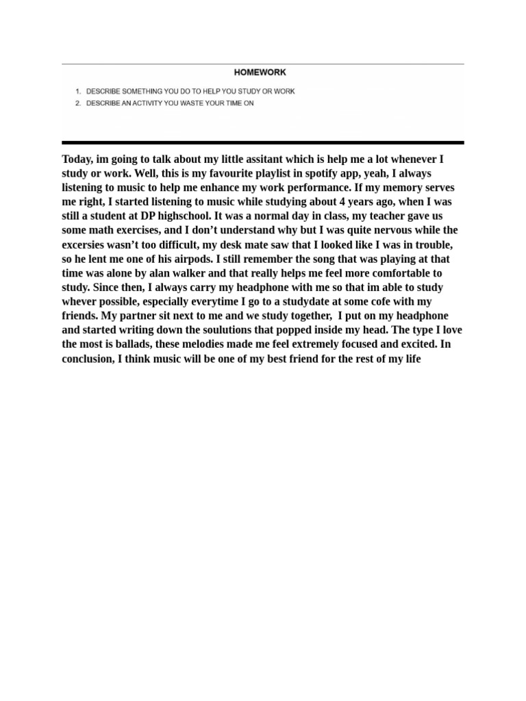 Describe-Speaking Lesson 9 | PDF