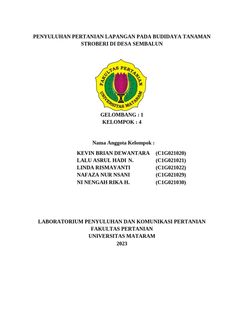 Laporan Prak MP | PDF