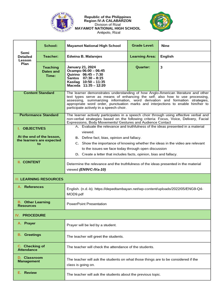 Relevance and Truthfulness | PDF | Question | Learning