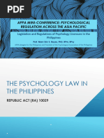Ra 10029 | PDF | Psychologist | Psychometrics