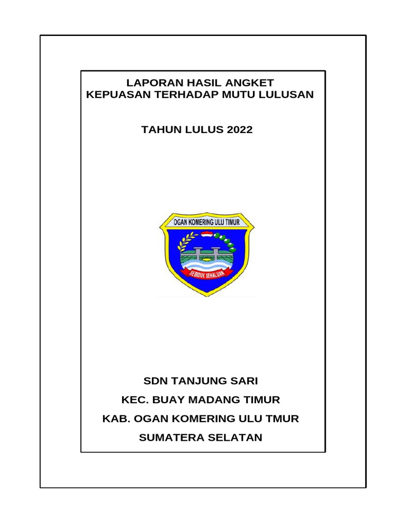 Laporan Hasil Angket Tracer Studi | PDF