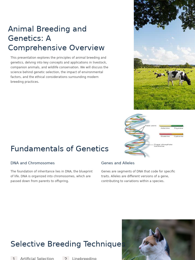 Animal Breeding and Genetics A Comprehensive Overview | PDF | Genetics ...