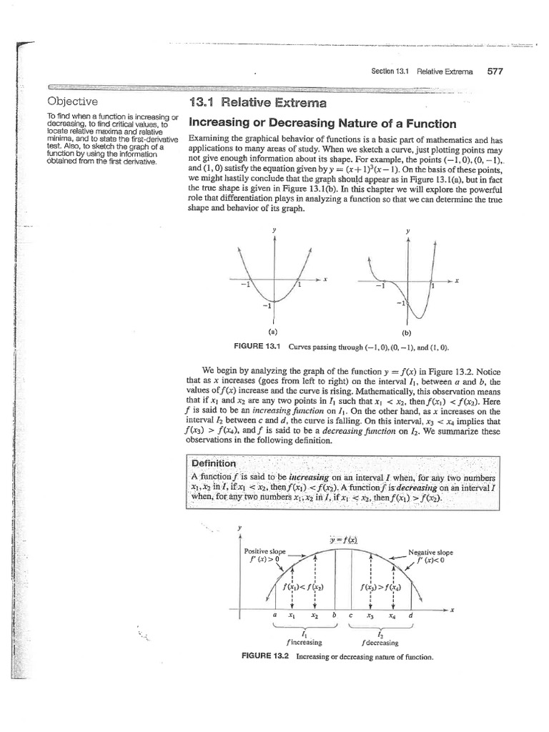 Relative Extrema | PDF