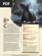 Wolf Rats: Aggressive Hybrid Beasts | PDF