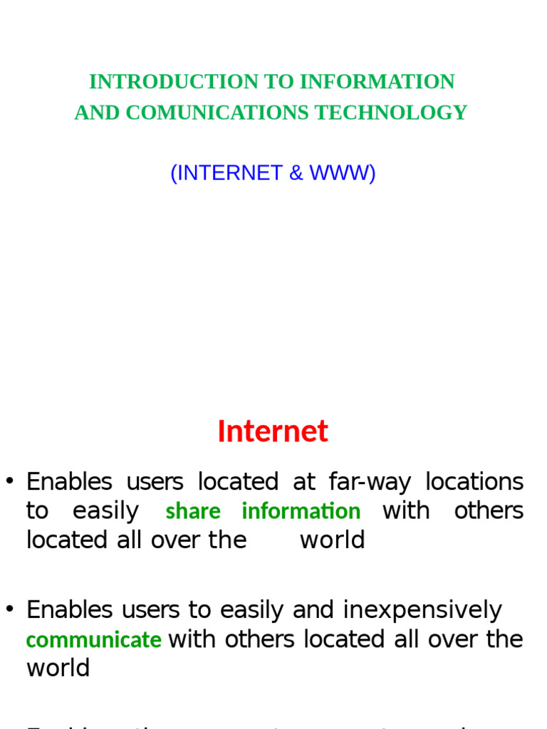 Lec 21 - Internet | PDF | Computer Network | Domain Name