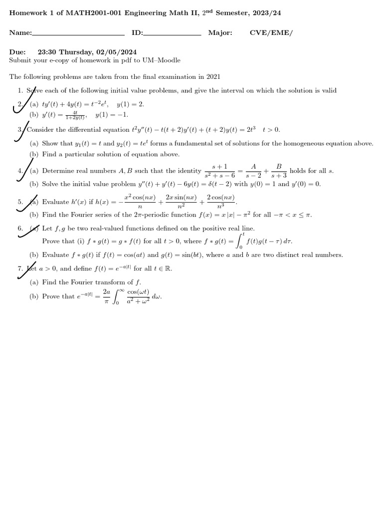 EMEN2001 DC22689 Omar HW1 | PDF | Applied Mathematics | Mathematical Relations