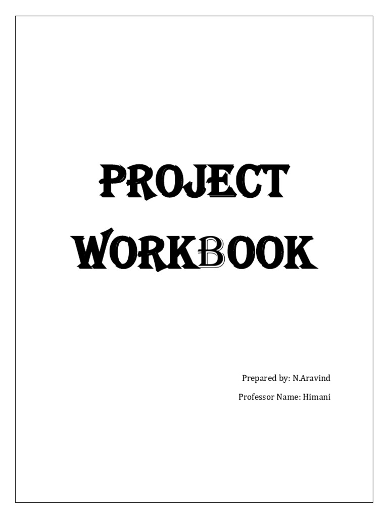 Project Management Workbook | PDF | Usability | Mobile App