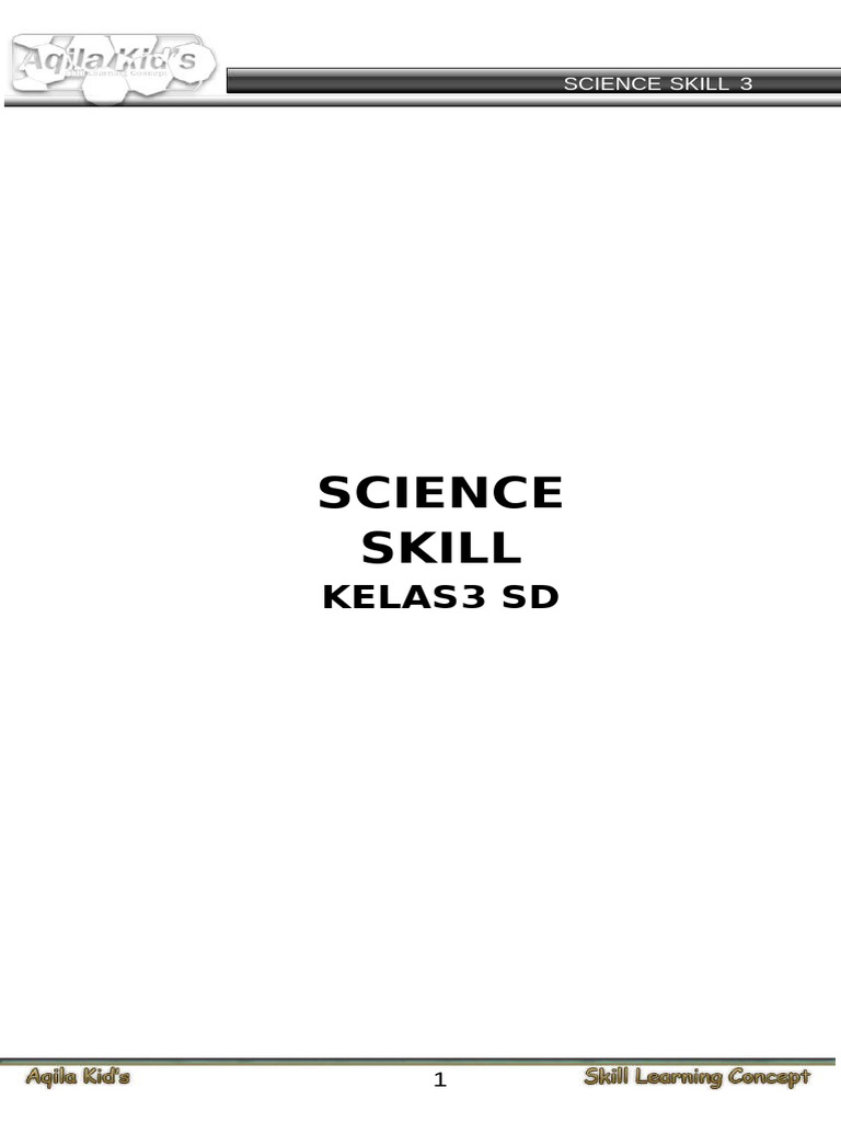 Modul Bimbel Science Skill Kelas 3 SD | PDF