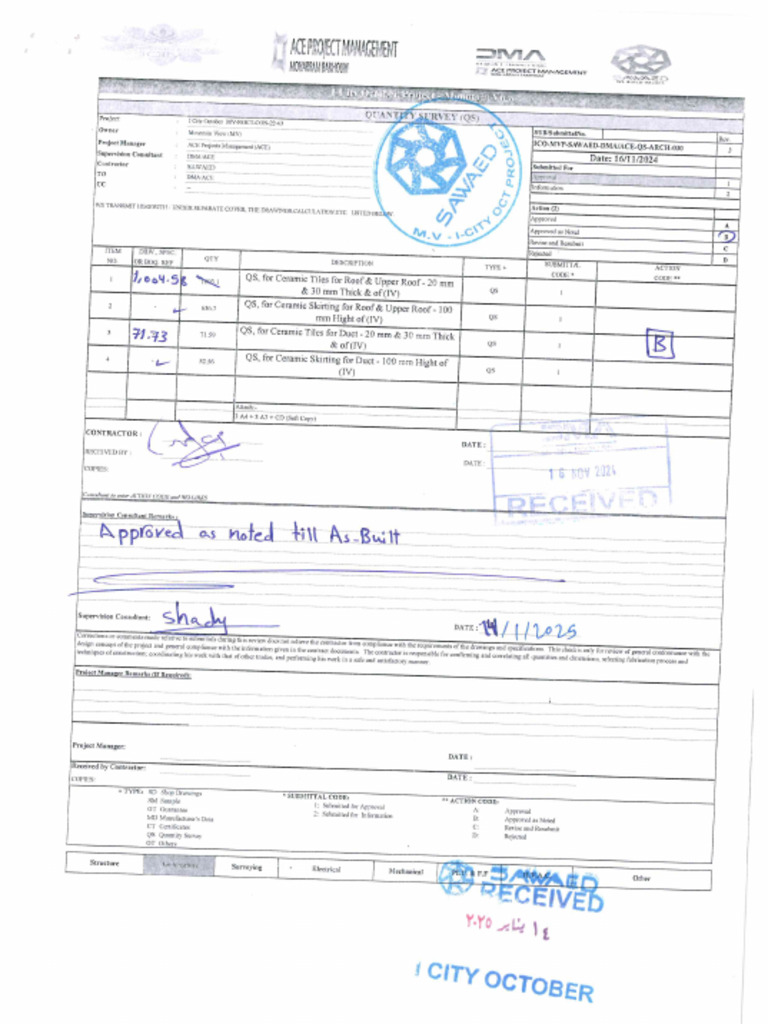 Ico MVP Sawaed Dma Ace Qs Arch 030 Rev03 | PDF