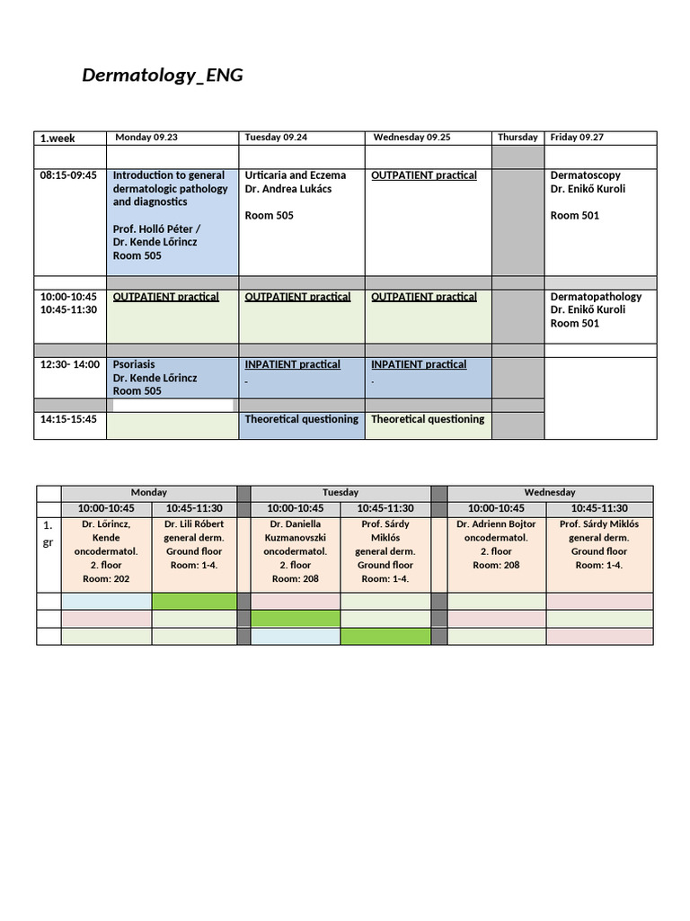 Derm ENG II. Block 09.23-10.11-V-2.0 | PDF | Clinical Medicine | Medicine