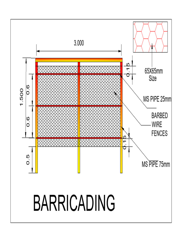 Steel Pile Barricading-Model | PDF