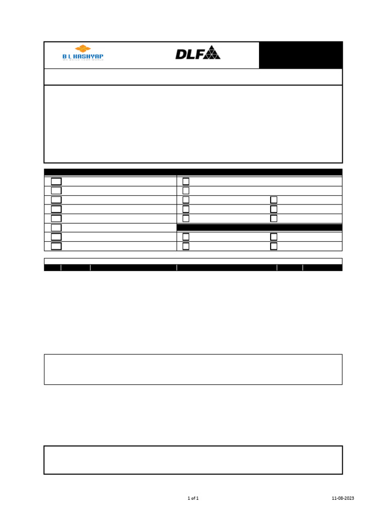 DLF The Arbour RMC Quotation Transmittal | PDF