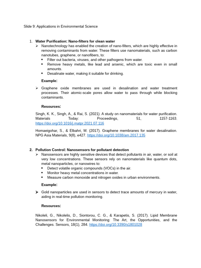 Galutan Slide 9 Nanometer | PDF | Nanomaterials | Environmental Remediation