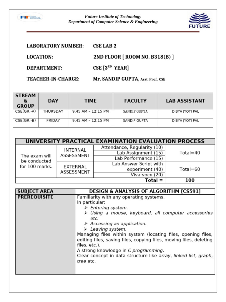 DAA - ALGORITHM LAB Assignment - 2019 | PDF | Computing | Algorithms And Data Structures