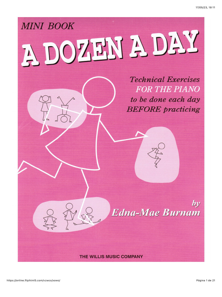 Mini libro A Dozen a Day PDF | PDF