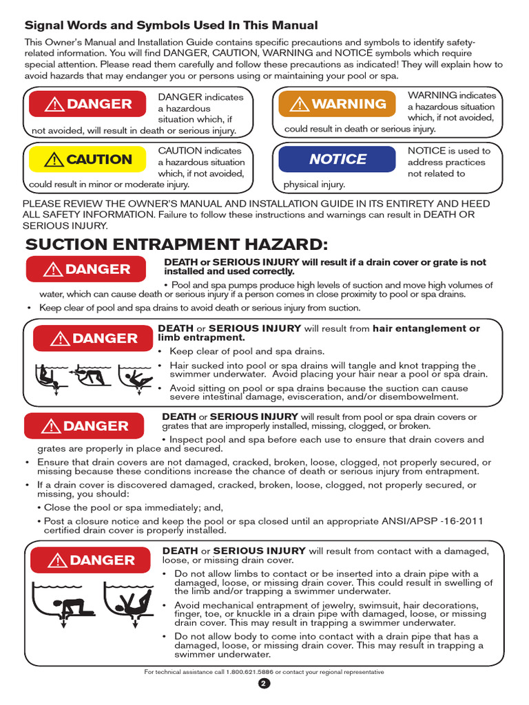 Suction Interaptment Hazards | PDF
