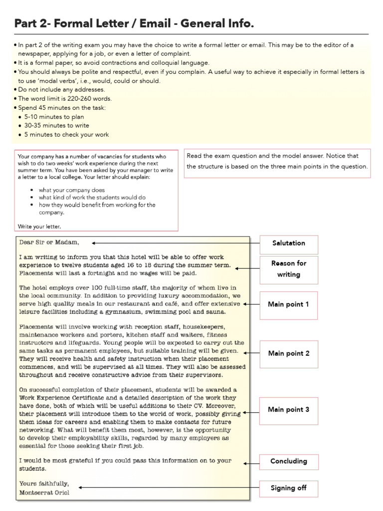 Formal Letter Writing Guide | PDF