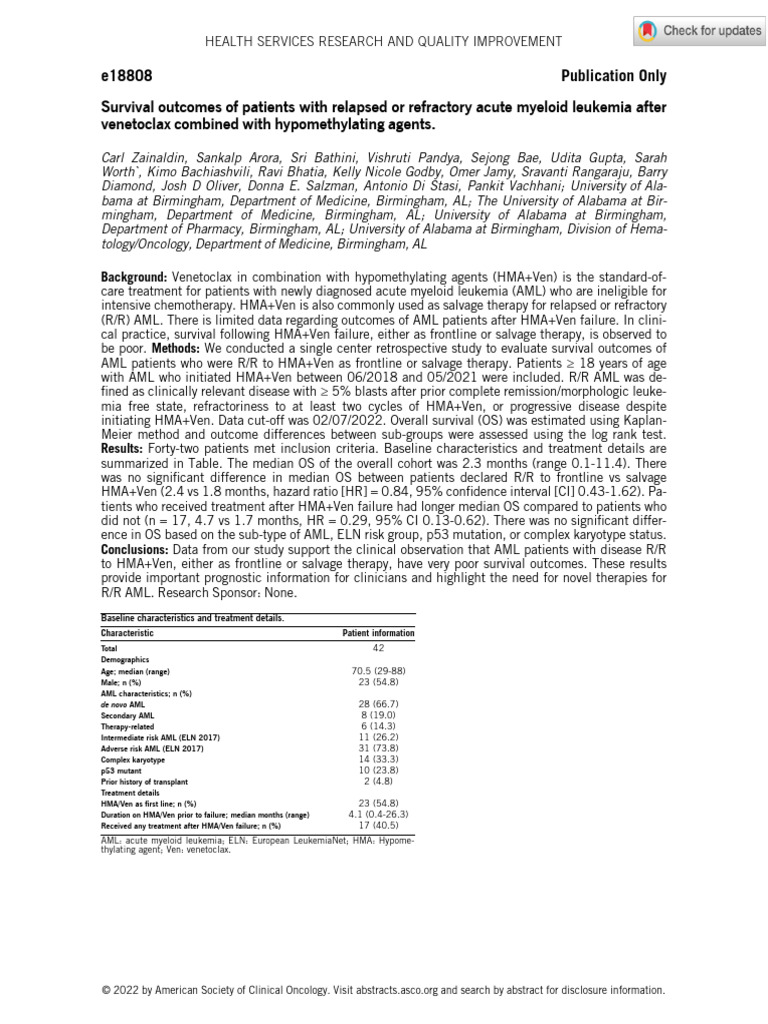 et-al-2022-survival-outcomes-of-patients-with-relapsed-or-refractory-acute-myeloid-leukemia ...