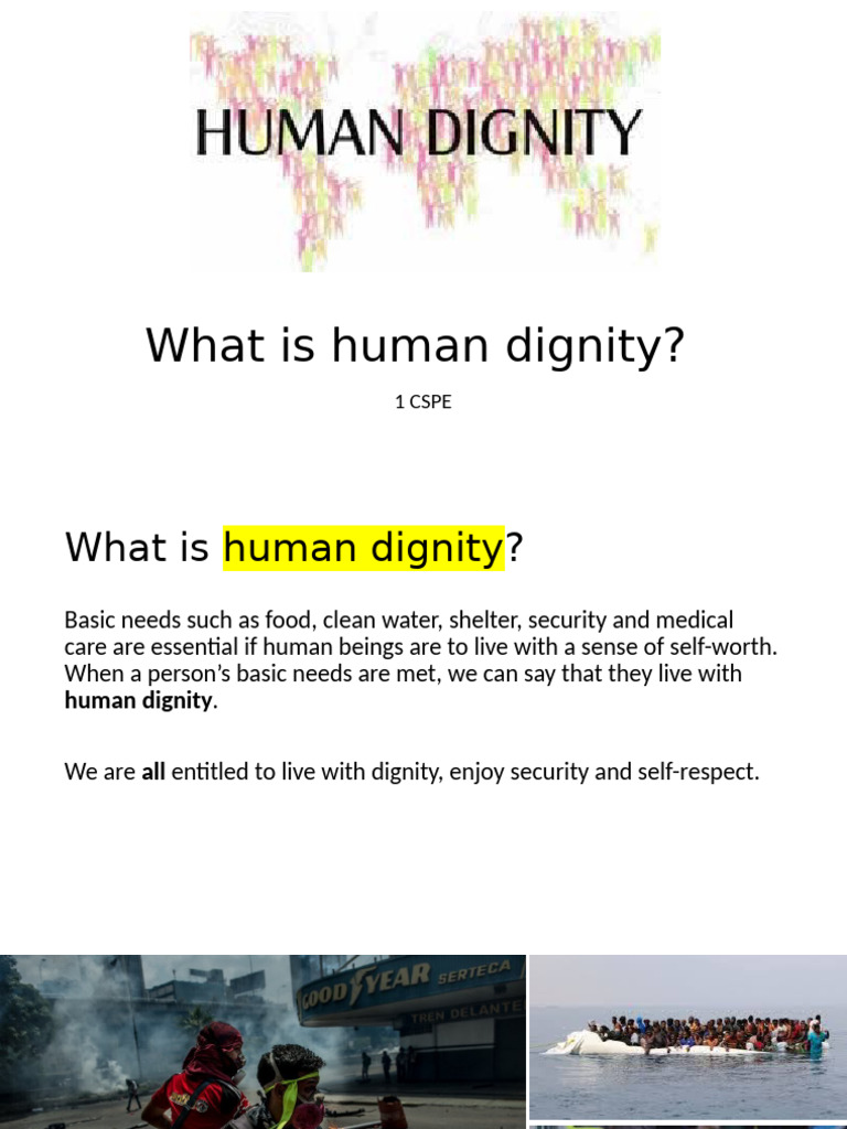 Human Dignity | PDF