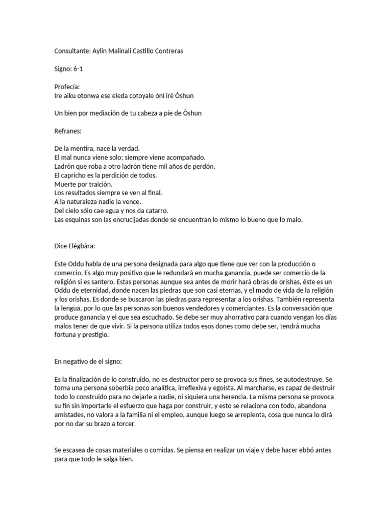 consulta Aylin | PDF