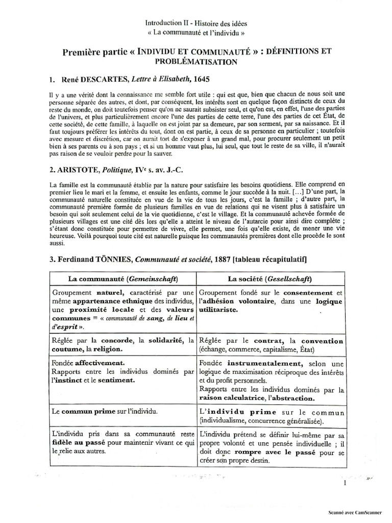 Introduction 2 Histoire des idées (1) | PDF