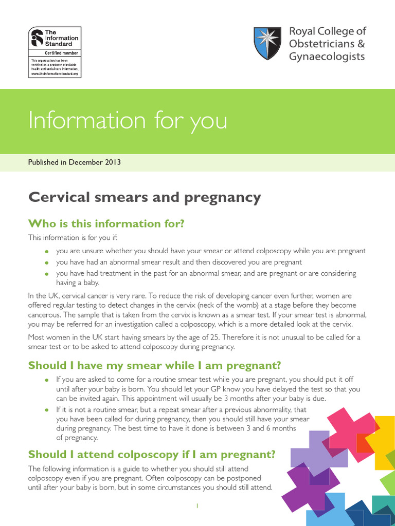 cervical-smears-and-pregnancy | PDF | Cervical Cancer | Biopsy