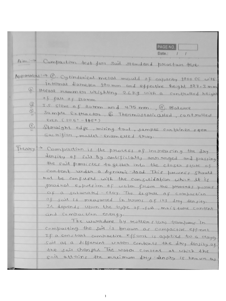 Geotech Practical | PDF