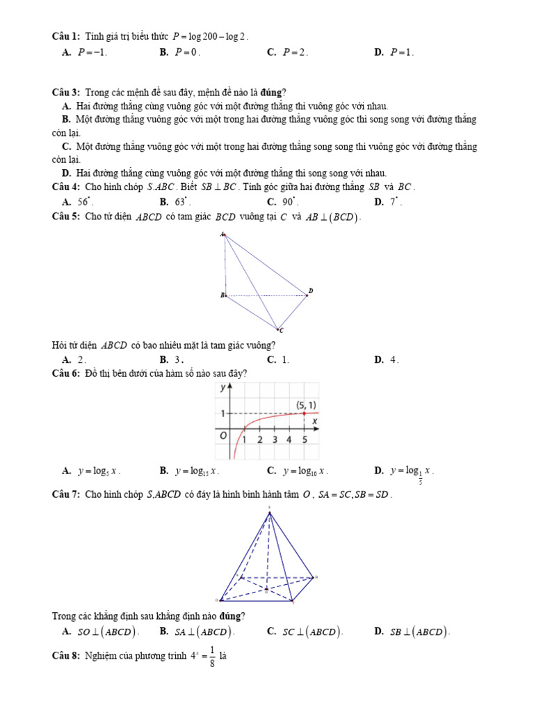 Bài Tập Ôn GK 2 | PDF