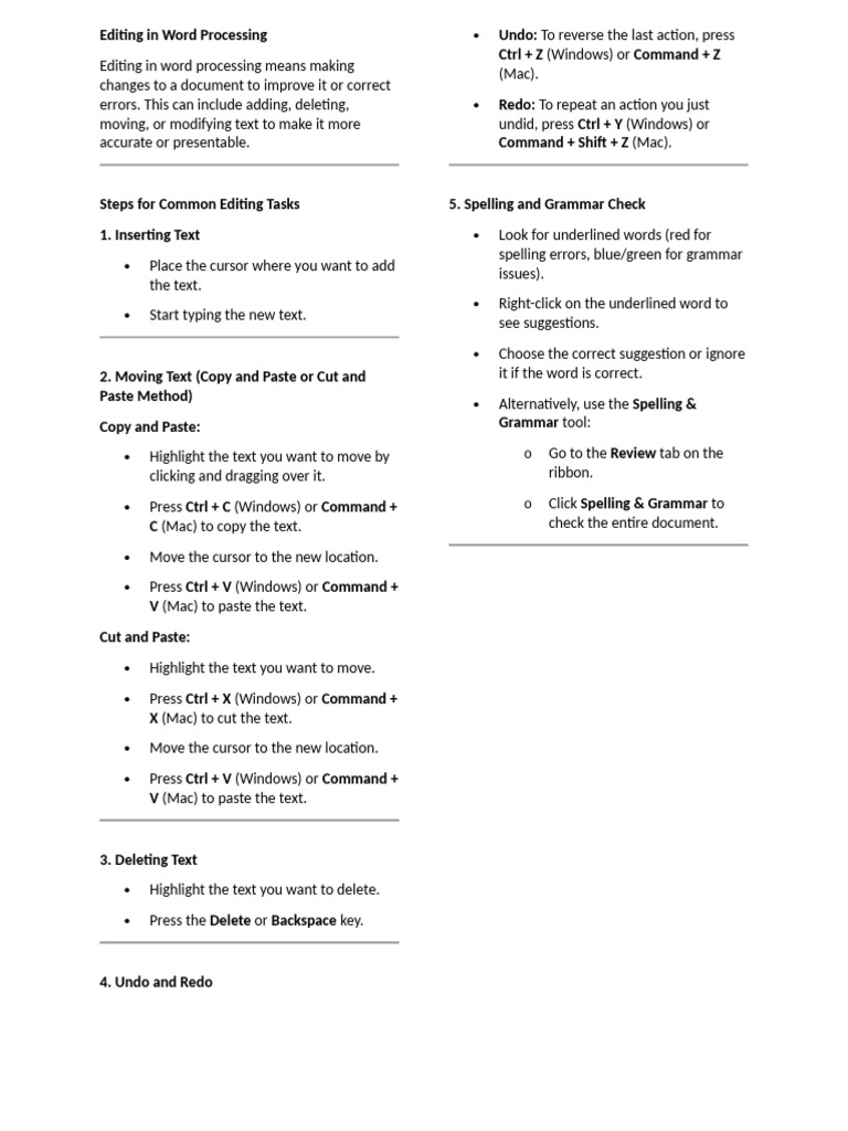 Week 2 - Editing | PDF