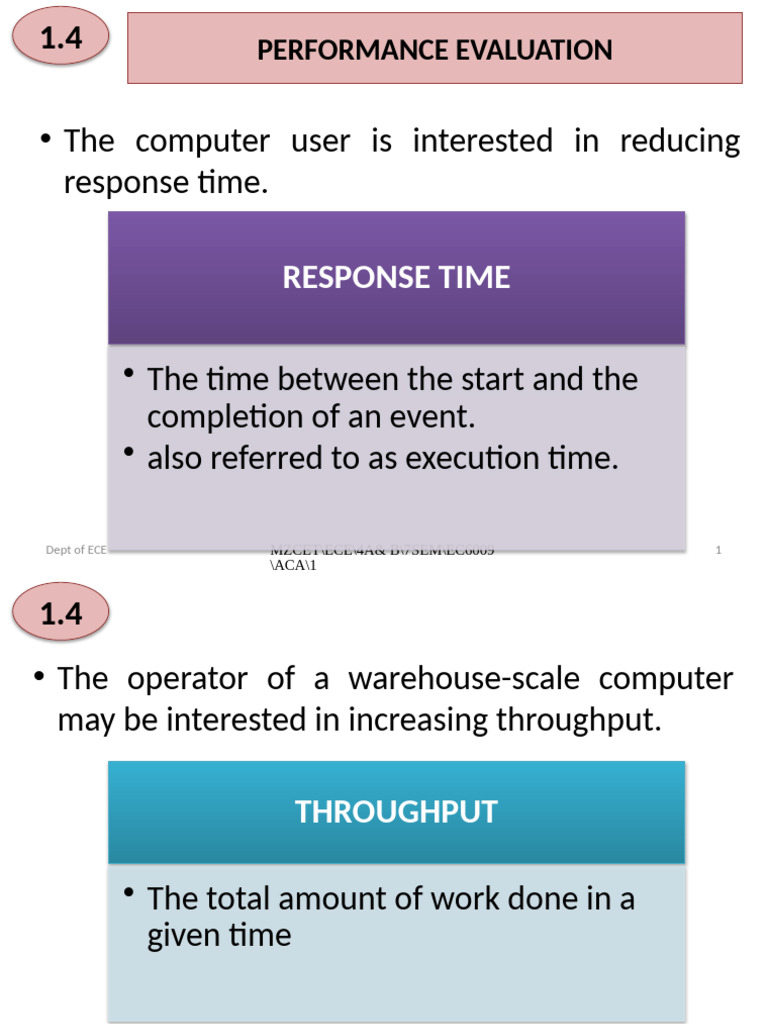 Performance Evaluation | PDF | Benchmark (Computing) | Central Processing Unit