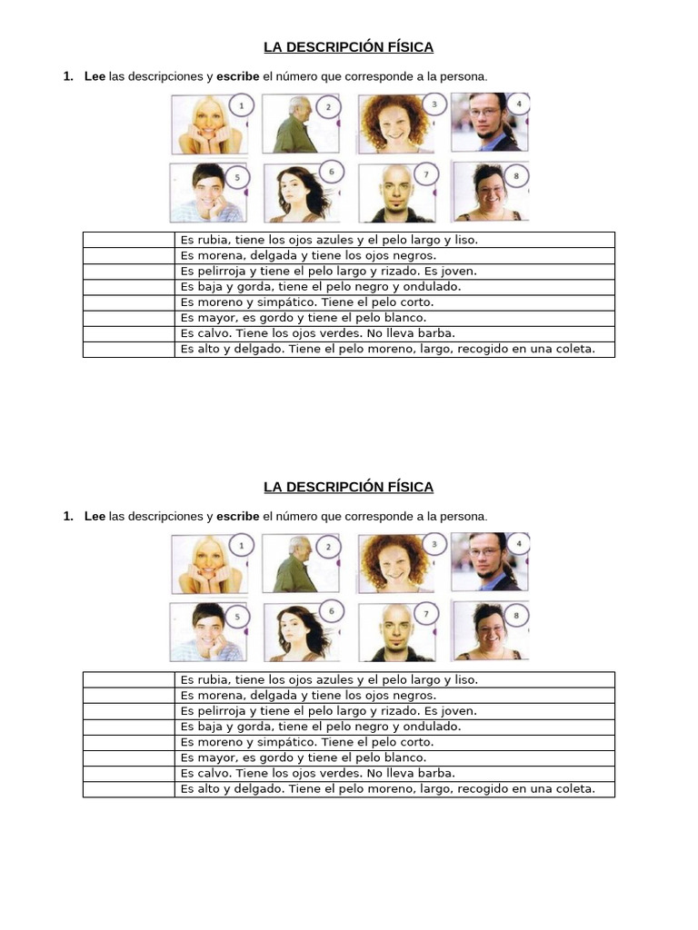 Exo Description Physique | PDF