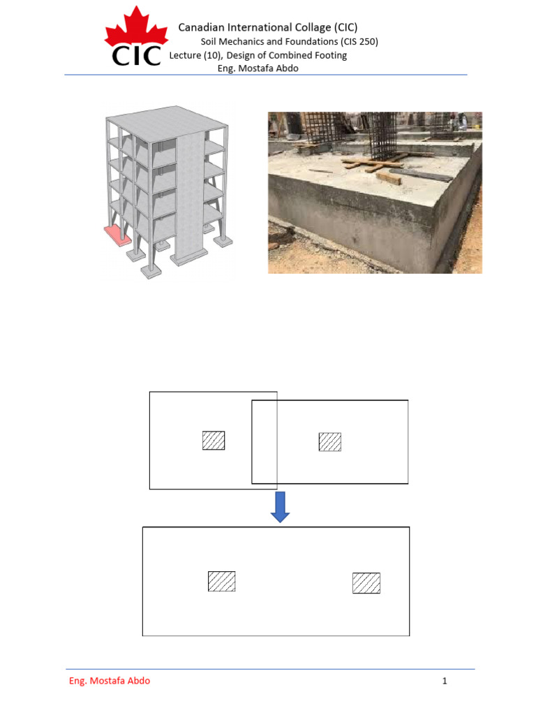 Combined Footing Design in Soil Mechanics | PDF | Classical Mechanics ...