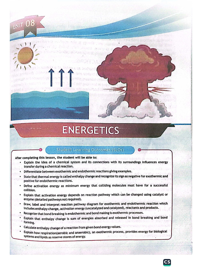Chemistry Unit #8 - Energetics | PDF