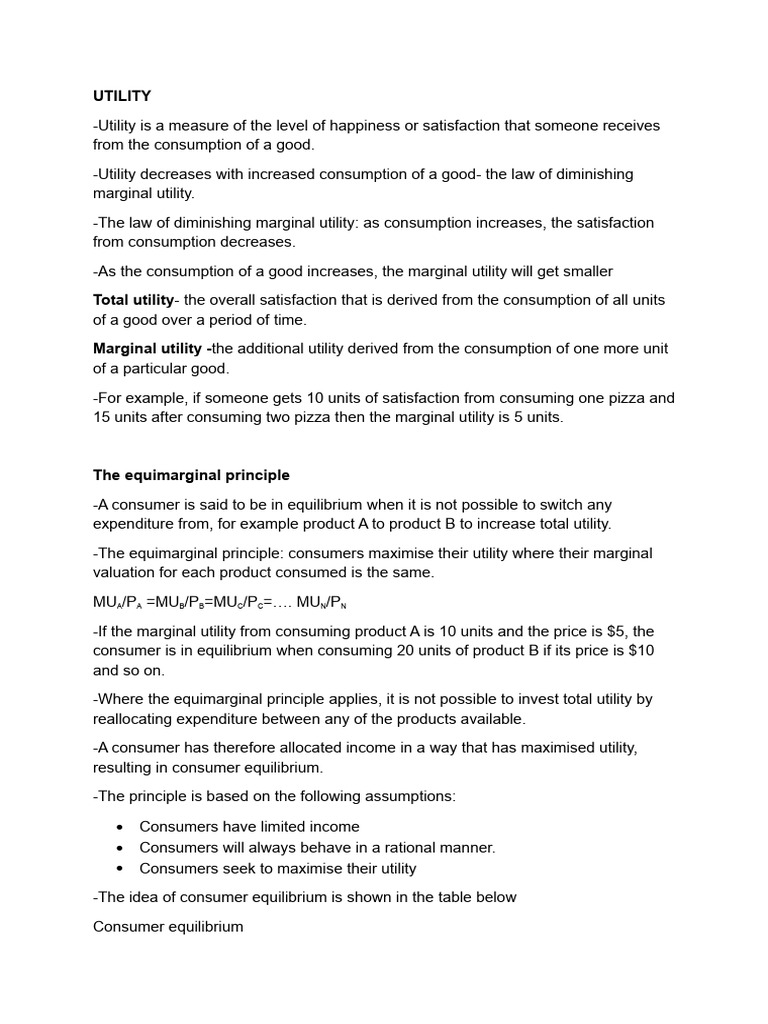 Utility | PDF | Utility | Demand