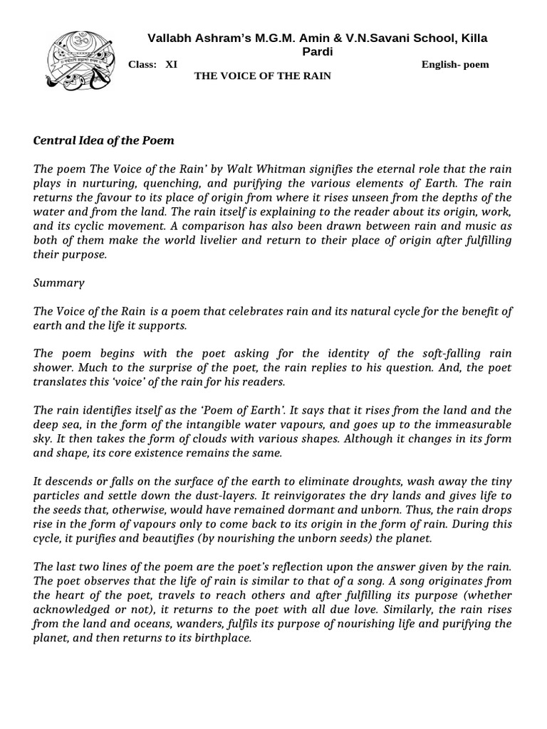 Vallabh Ashram | PDF | Rain | Physical Geography