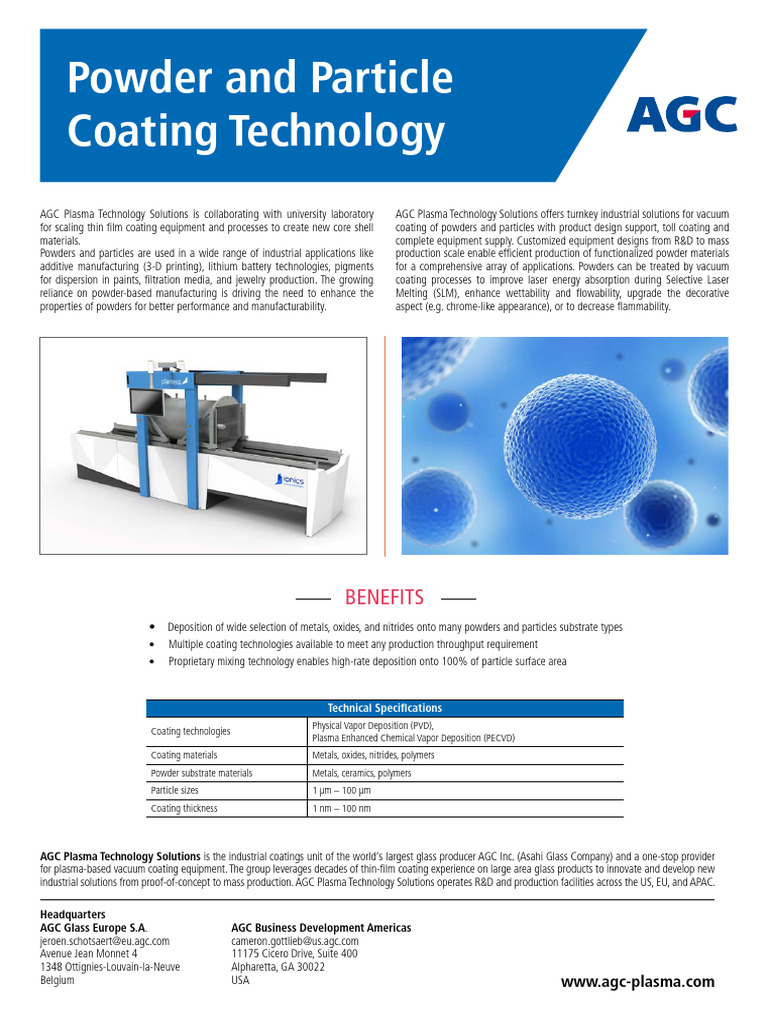 Powder and Particle Coating Technology Leaflet | PDF | Thin Film | Coating