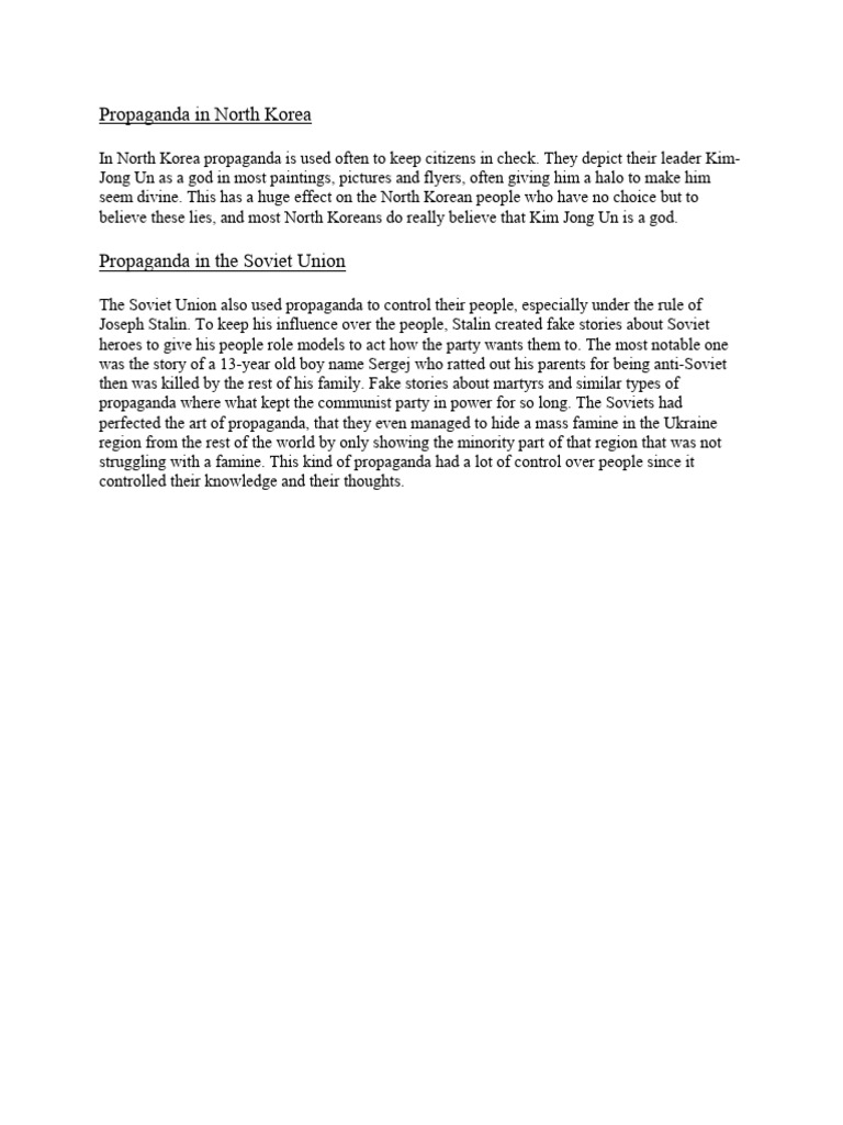 Propaganda 2 | PDF