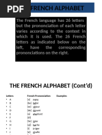 French Alphabet: Worksheet | PDF | Alphabet | Writing