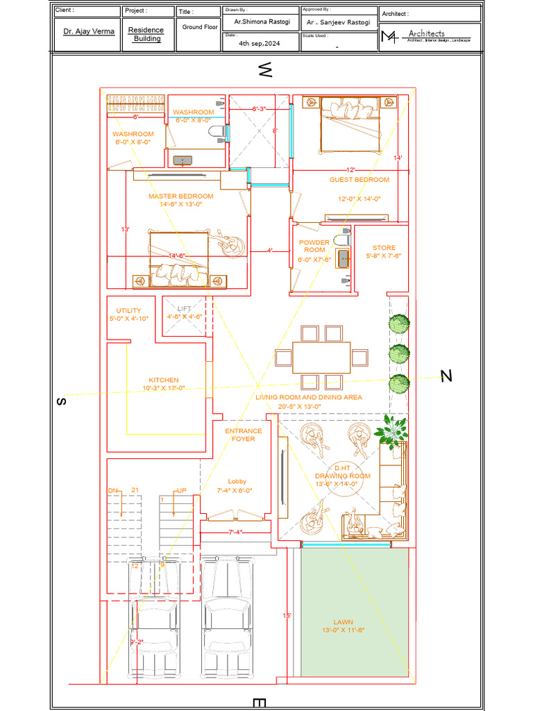 Dr Ajay g.floor Plan | PDF | Architectural Design | Architecture