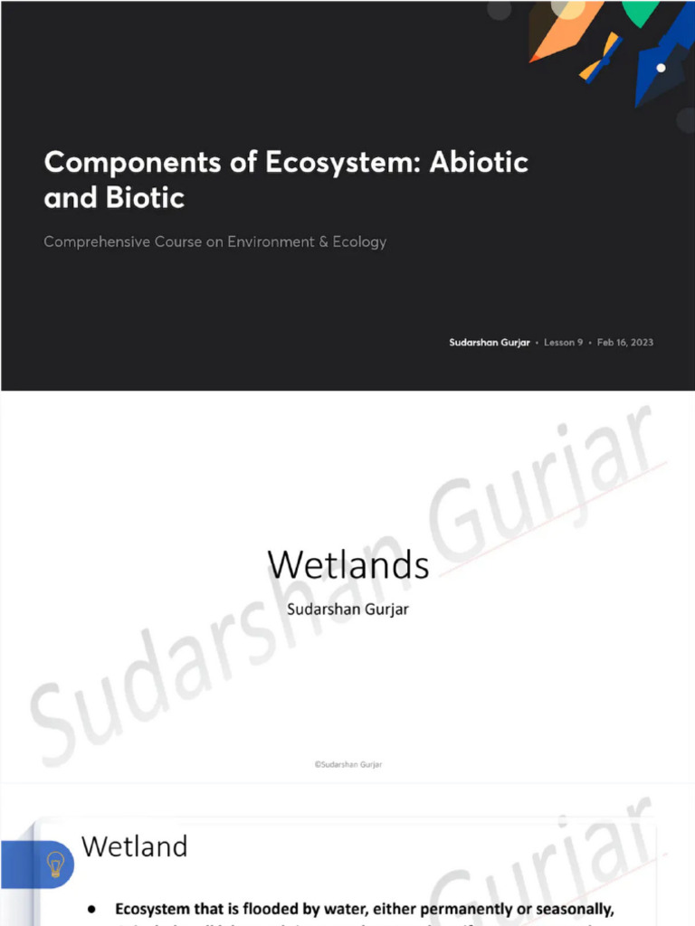 LCT - 9 - Components - of - Ecosystem - Abiotic - and - Biotic - No ...