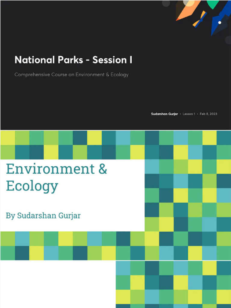 LCT - 1 - National Parks Session I No Anno | PDF