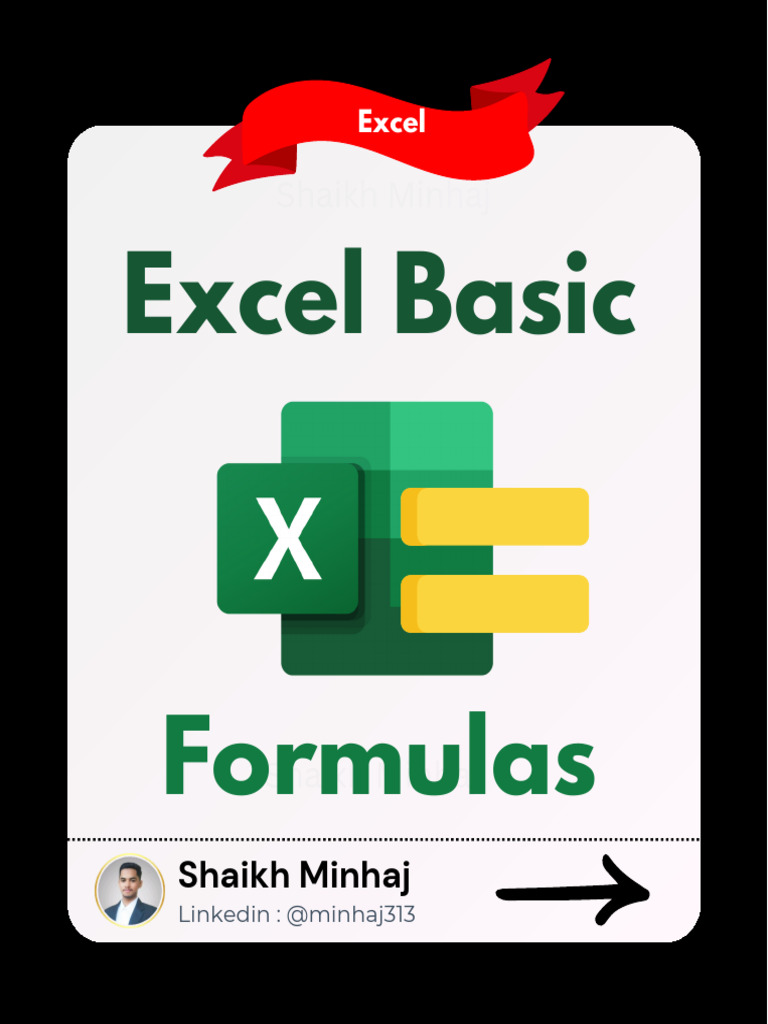 Essential Excel Formulas Guide | PDF | Microsoft Excel