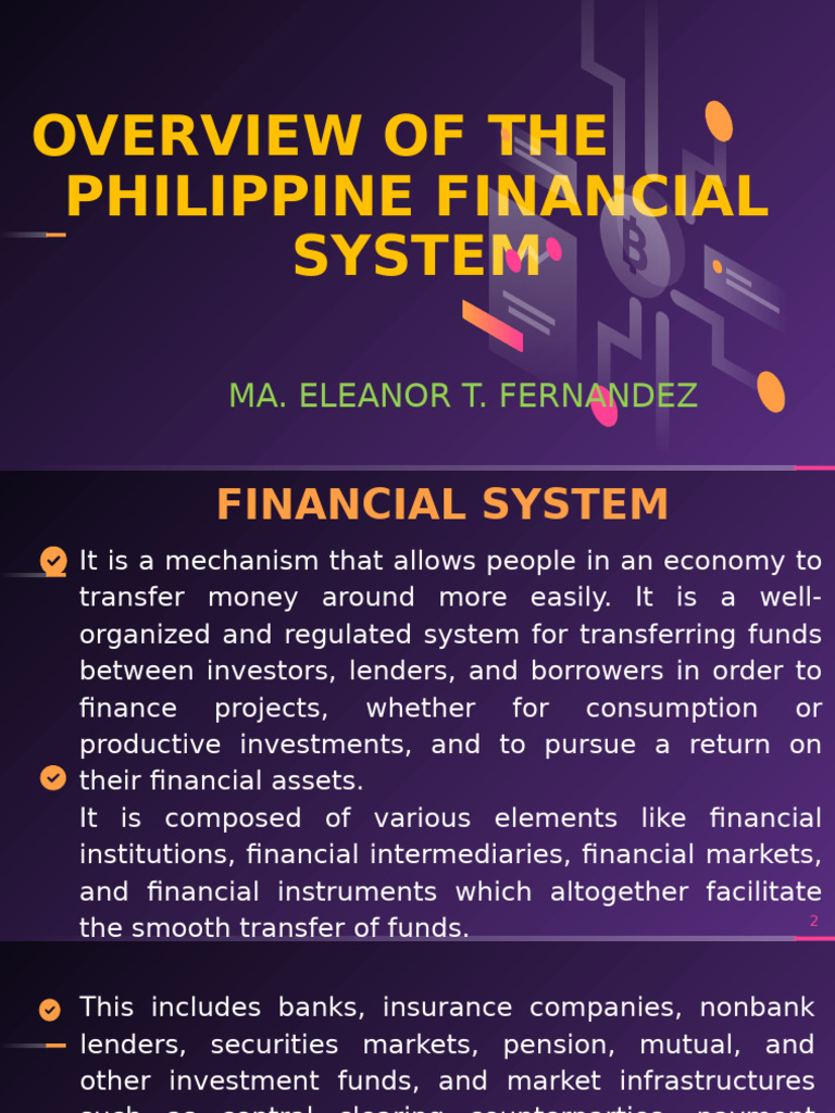 Overview of the Philippine Financial System | PDF | Banks | Central Banks