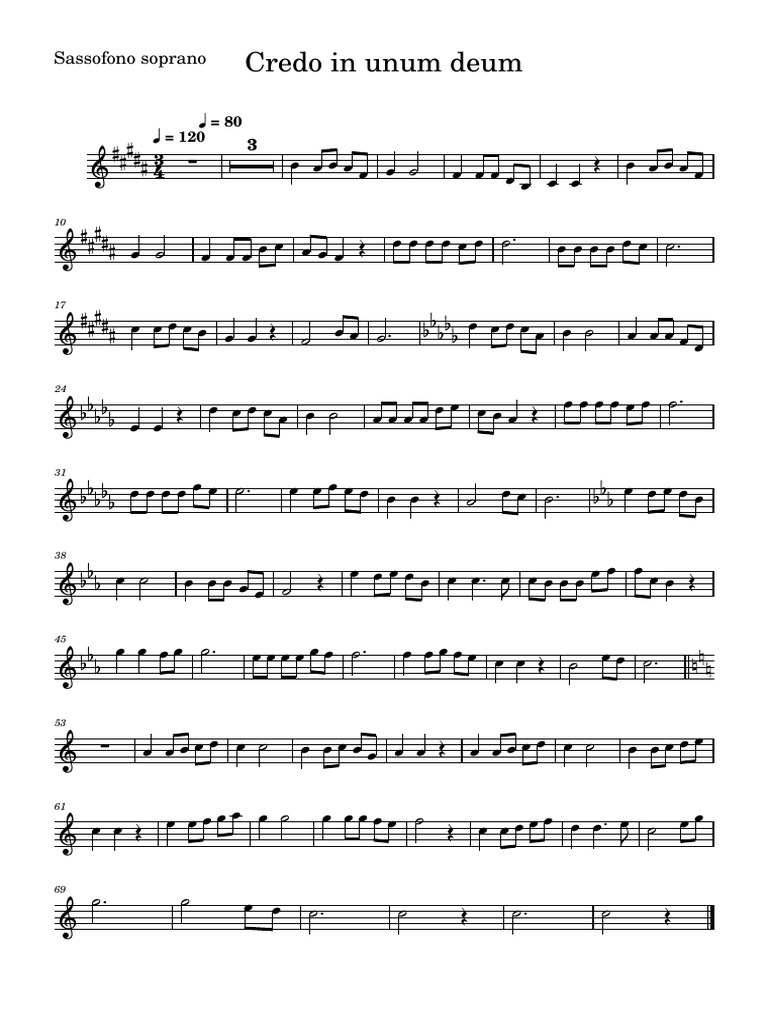 Credo in Unum Deum Analysis | PDF