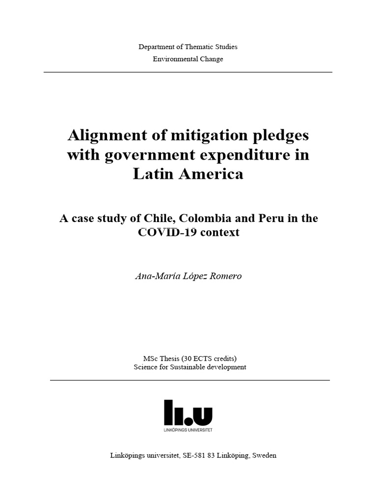 Alignment of Mitigation Pledges | PDF | Climate Change Mitigation ...