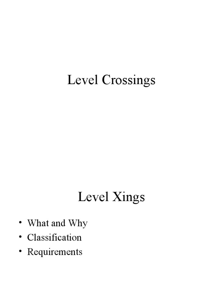 LC Gates | PDF | Traffic | Rail Transport