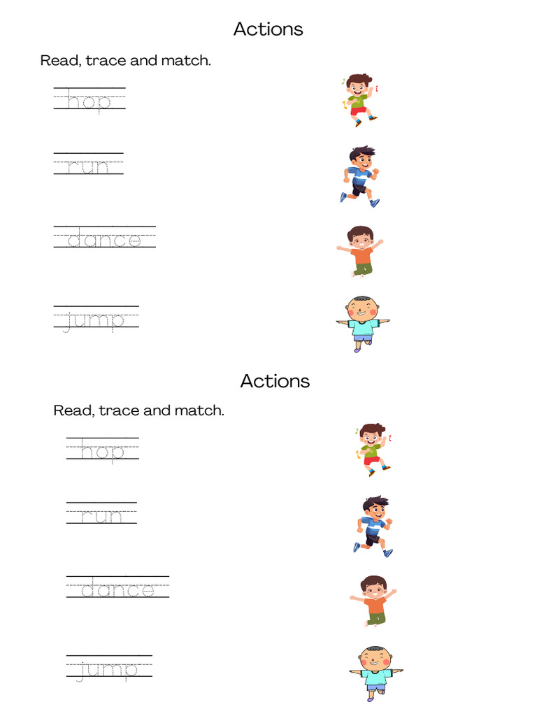 Actions - read trace and match | PDF