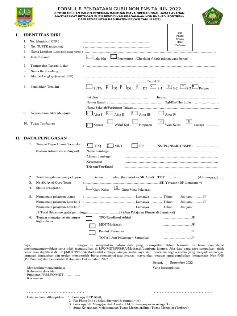 Formulir Usulan Hibah 2022 | PDF