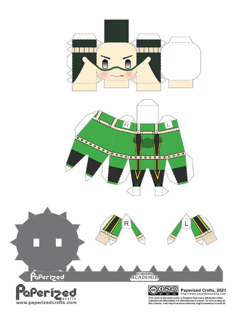 My Hero Academia Tsuyu Asui Papercraft | PDF